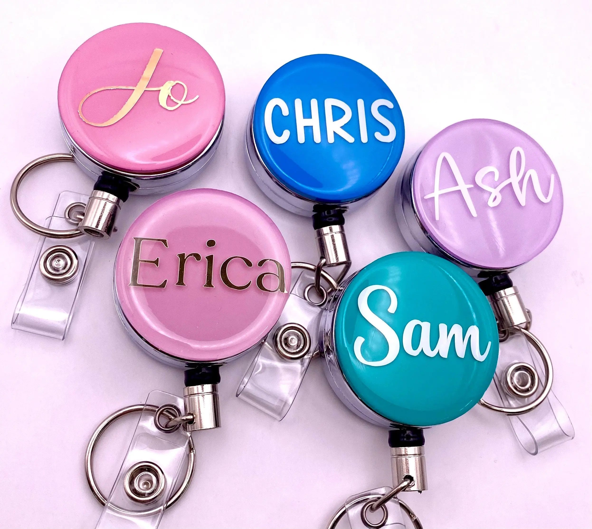 Personalised Heavy Duty Badge Reel with name - Remarkable Markers